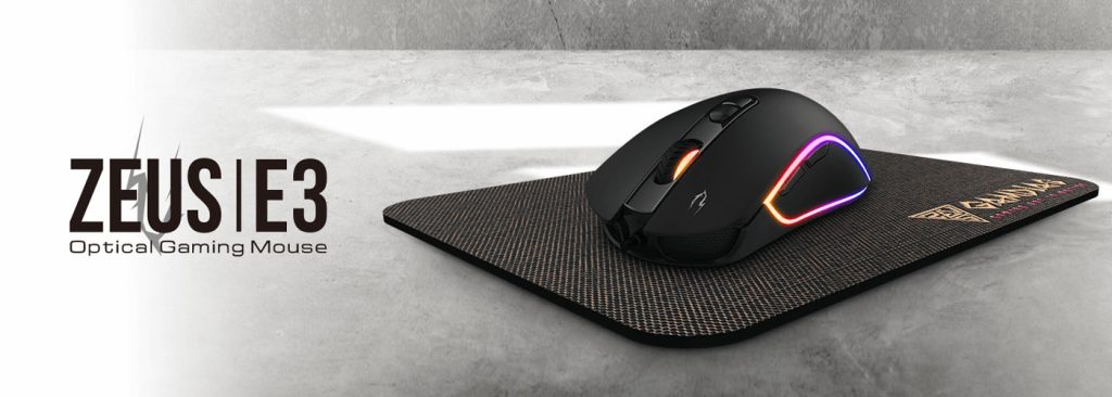 Gamdias ZEUS E3 RGB Gaming Mouse with Mouse Pad