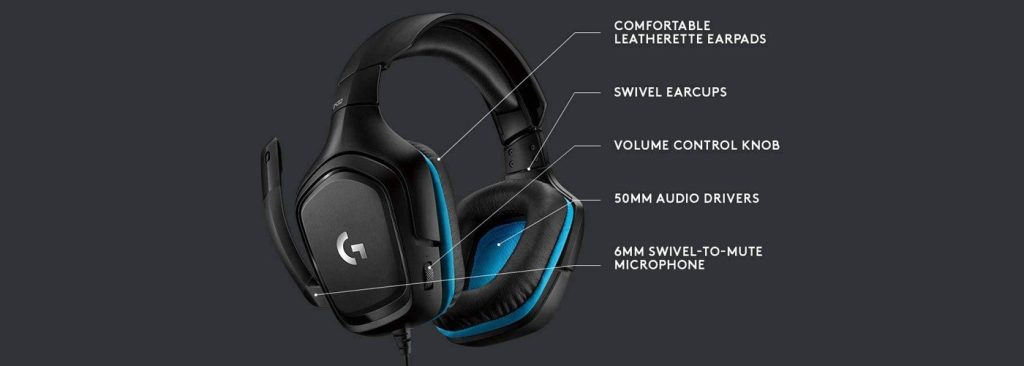 Logitech G431 Gaming Headset - itmega.lk